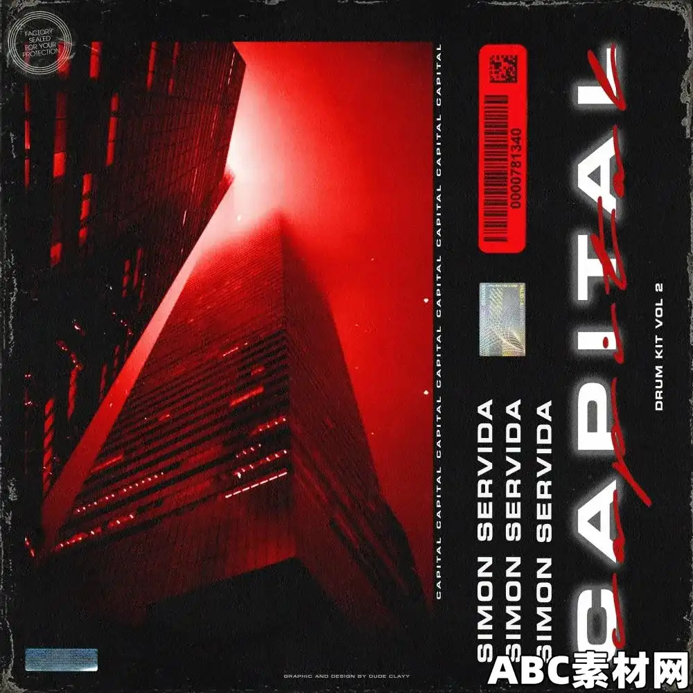 Simon Servida Capital Vol.2 Drum Kit WAV|ABC素材资源网