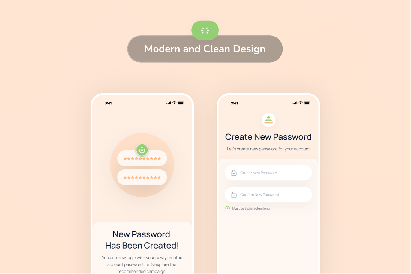 App忘记密码页面UI/UX设计模板 Lumio – Forgot Password App UI|ABC素材资源网