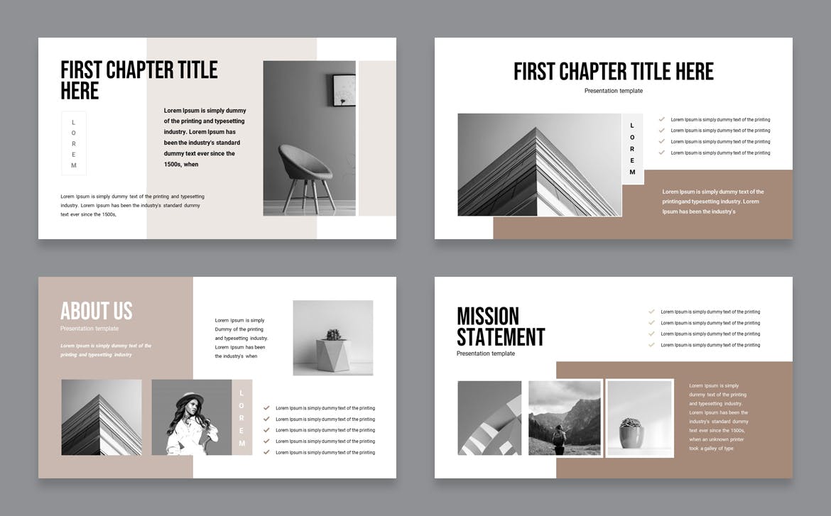 企业图册作品谷歌幻灯片模板 Corporate Google Slides Template|ABC素材资源网