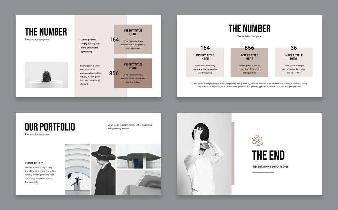 企业图册作品谷歌幻灯片模板 Corporate Google Slides Template|ABC素材资源网