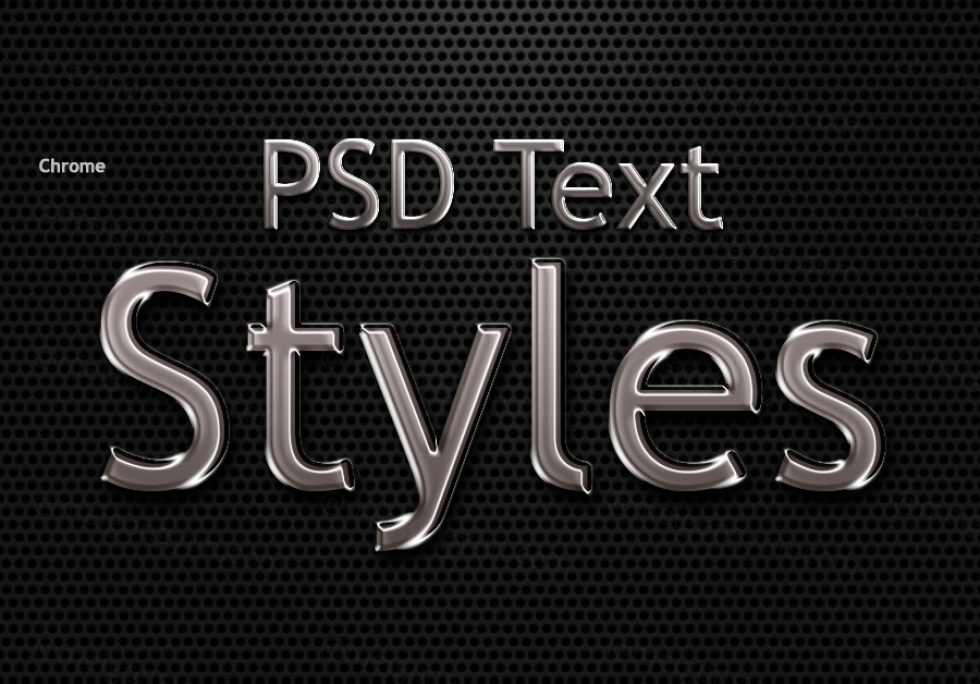 PS金属风格字体样式 Metal Text Styles|ABC素材资源网