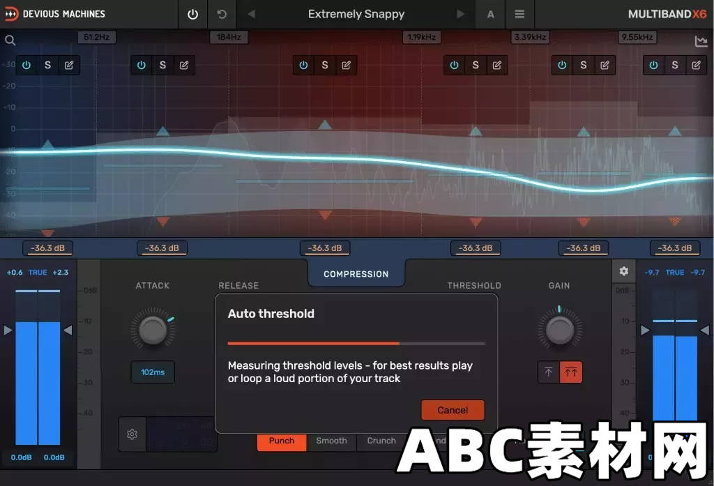 多频带压缩器Devious Machines Multiband X6 v1.0.28 WIN|ABC素材资源网