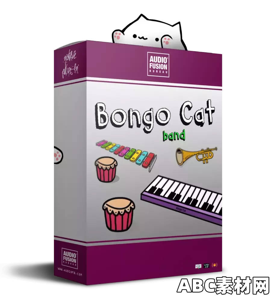 AudioFB Bongo Cat Band v1.0.1 x64 VST VST3 AU STANDALONE WiN MAC|ABC素材资源网