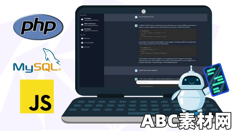 Create your Own ChatGPT with Custom Bots Using PHP, MySQL JS|ABC素材资源网