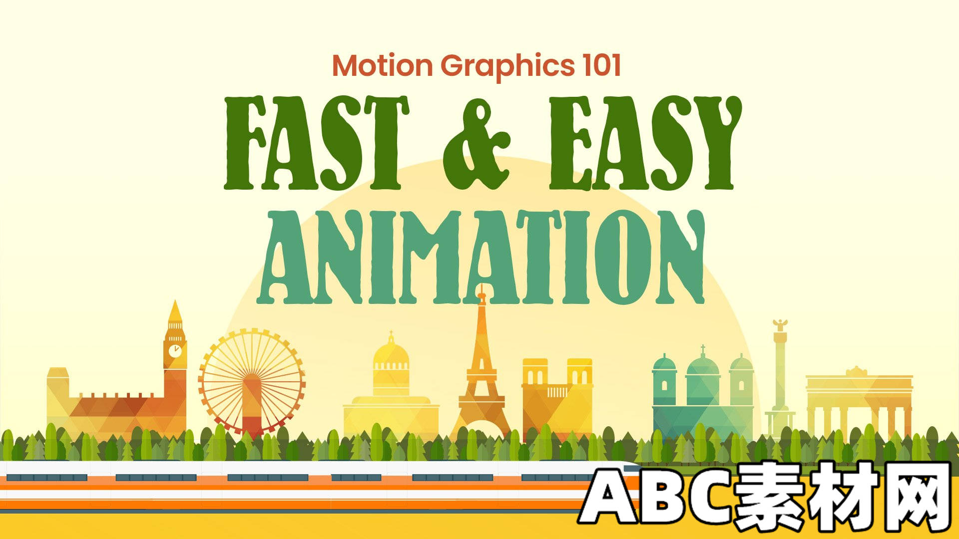 How to Animate Easy and Fun Motion Graphics Gifs|ABC素材资源网