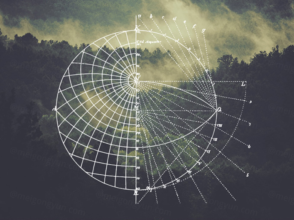 矢量地理线条图案Mathematical Geography Vectors|ABC素材资源网
