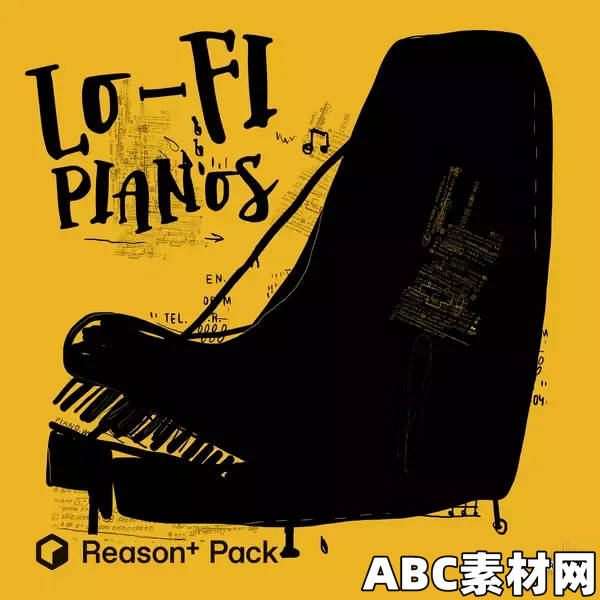 SKP Sound Design Lo-Fi Pianos Reason + Pack|ABC素材资源网