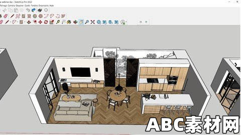 3D Modeling Simplified Master Sketchup As A Beginner|ABC素材资源网