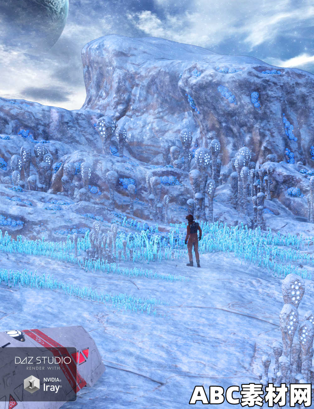 怪物漫游星球环境效果集合Daz+ Monster Environment Bundle|ABC素材资源网