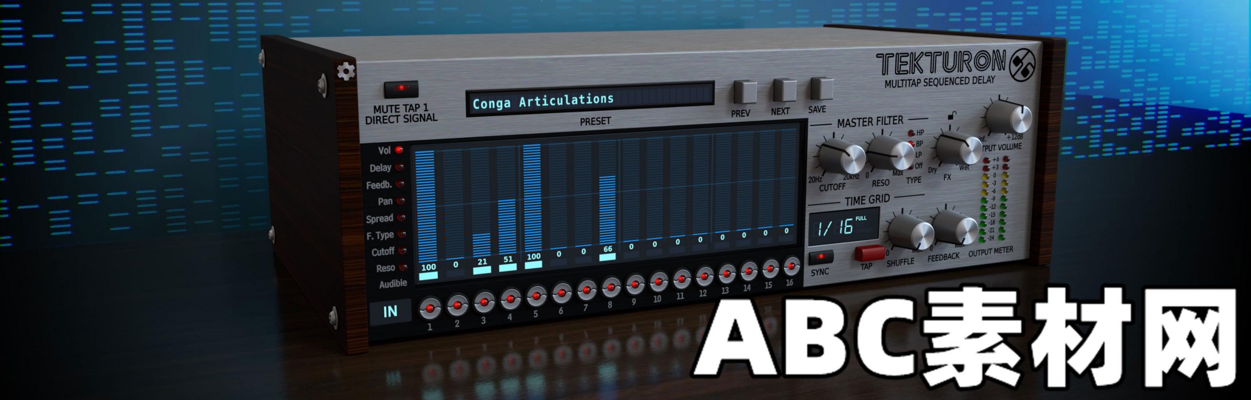 多点延迟效果器D16 Group Tekturon v1.2.2 WIN Incl Patched and Keygen-R2R|ABC素材资源网