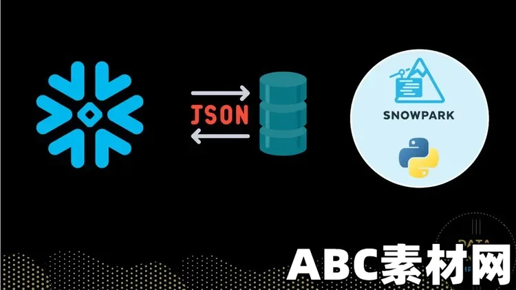 Snowpark Python: Ingest JSON Data Automatically In Snowflake|ABC素材资源网