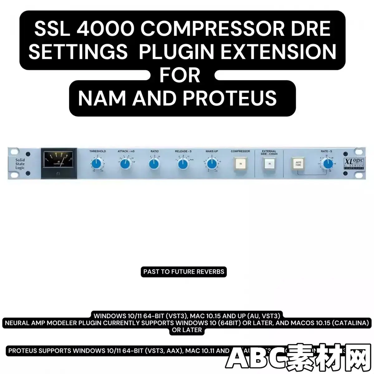 PastToFutureReverbs SSL 4000 G Comp DRE Settings Plugin Extension for ...