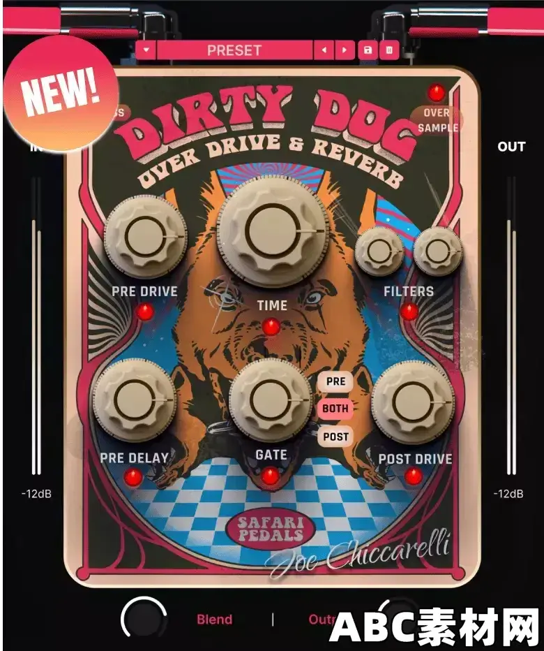 失真/过载混响插件Safari Pedals Dirty Dog Reverb v1.2.31(Regged Win Mac)-TCD|ABC ...