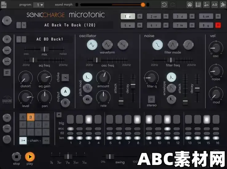 鼓打击乐合成器Sonic Charge Microtonic v3.3.4 Incl Patch-fari adam (+Additional ...