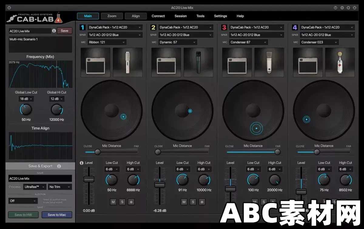 模拟吉他音箱IR混音器工具Fractal Audio Systems Cab Lab 4 v1.0 WiN macOS|ABC素材资源网