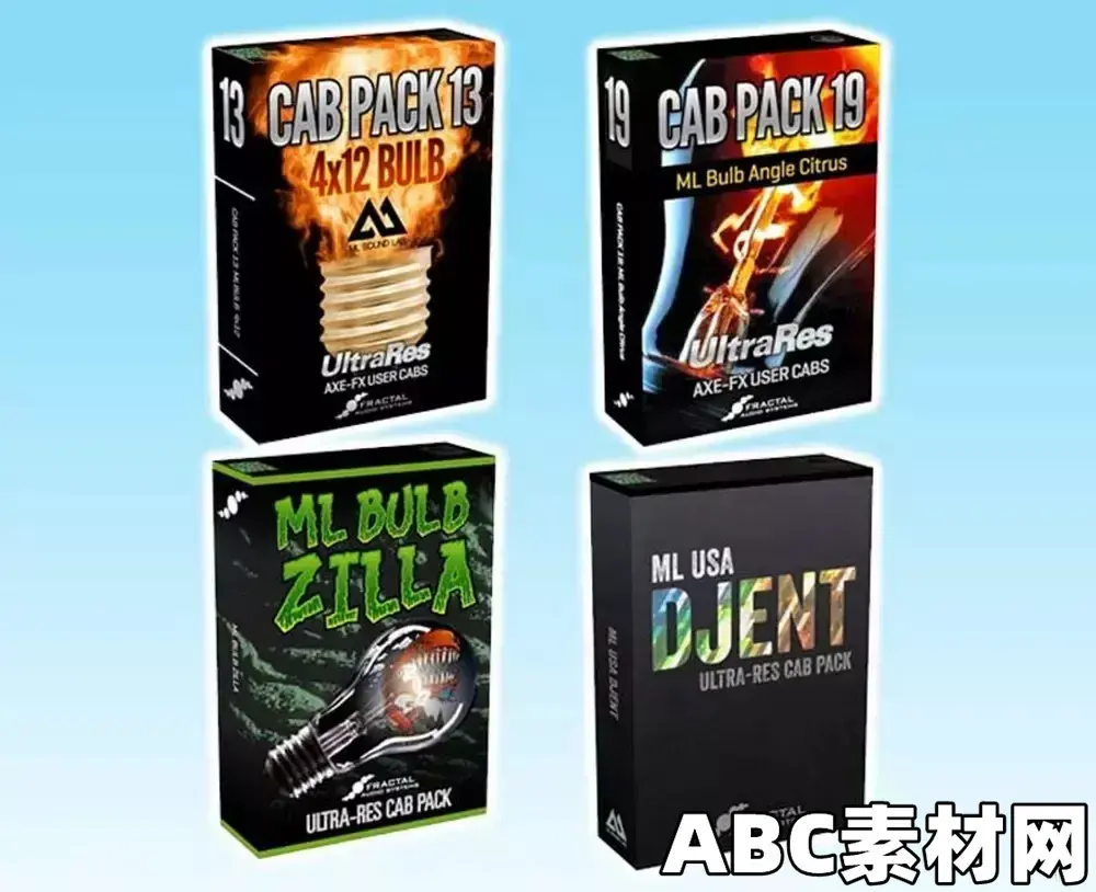 Fractal Cab Pack Bundle – ML Misha Mansoor|ABC素材资源网