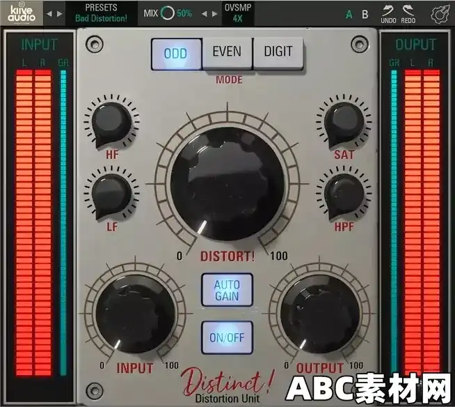饱和和失真效果器Kiive Audio Distinct! (Distortion Unit) v2.0.5 [WiN/macOS ...
