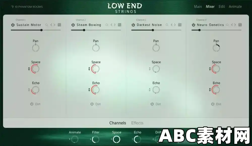 复古现代配乐管弦乐音源Low End Strings KONTAKT|ABC素材资源网