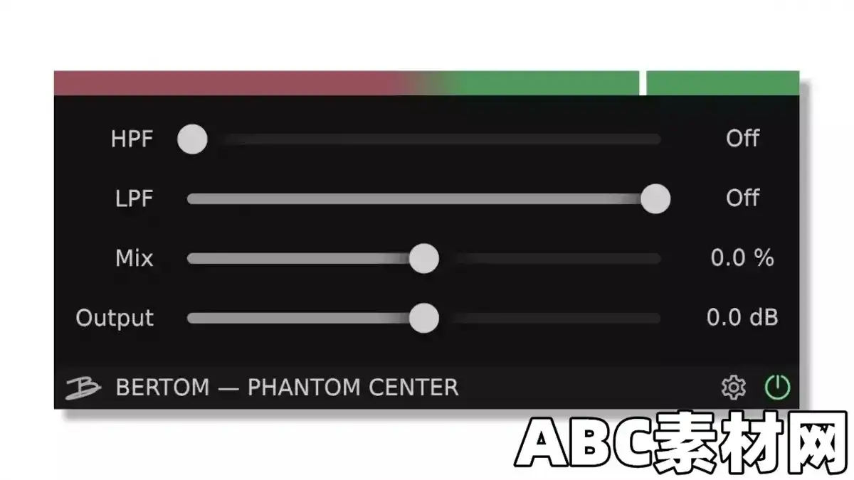 立体声处理插件Bertom Phantom Center v1.0.8 VST3 AU AAX WiN macOS LiNUX|ABC素材资源网
