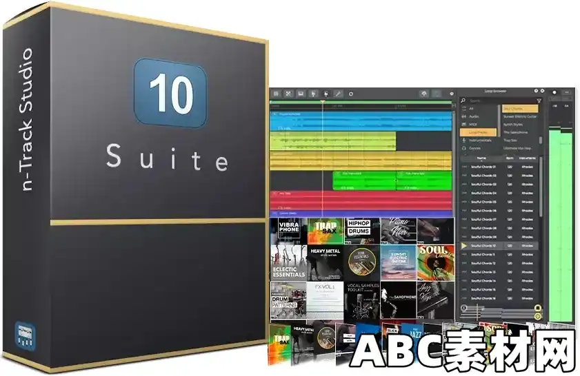 n-Track Studio Suite 10.0.0.8244 (x64) Multilingual WIN|ABC素材资源网