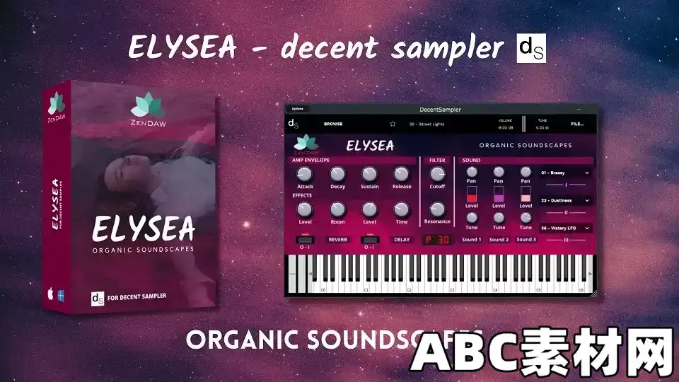ZenDaw Elysea v1.0.1 For Decent Sampler DS|ABC素材资源网