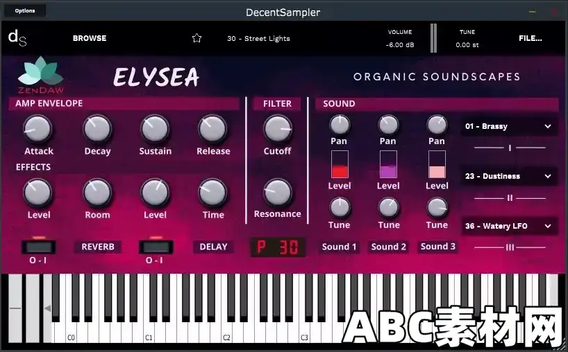 ZenDaw Elysea v1.0.1 For Decent Sampler DS|ABC素材资源网