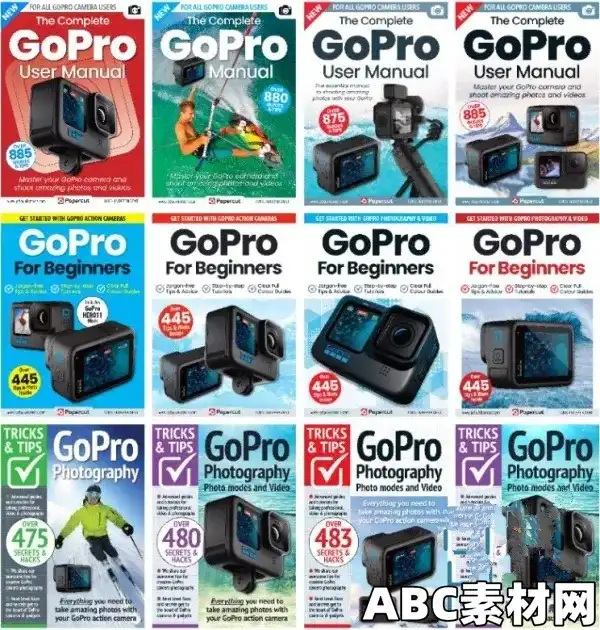 GoPro 初学者完全手册 技巧和诀窍 2023 年全年期刊集GoPro The Complete Manual, Tricks And ...