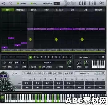 智能和弦弦琶音器Xfer Records Cthulhu v 1.248c Mac OSX Au Vst Vst3 Aax Au Mfx ...