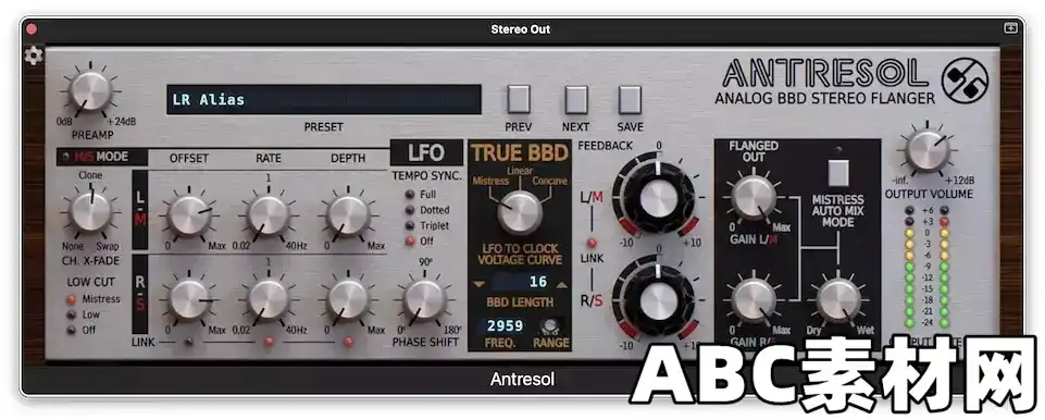 镶边效果器插D16 Group Audio Software Antresol v1.3.2 U2B Mac [MORiA]|ABC素材资源网