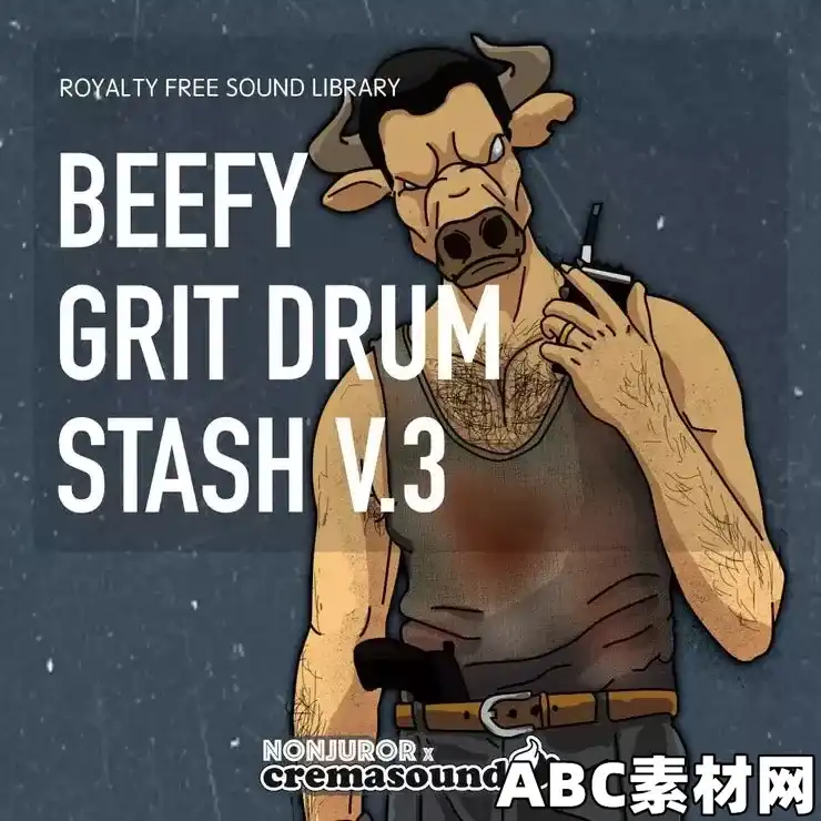 Nonjuror Beefy Grit Drum Stash Vol. 3 WAV|ABC素材资源网