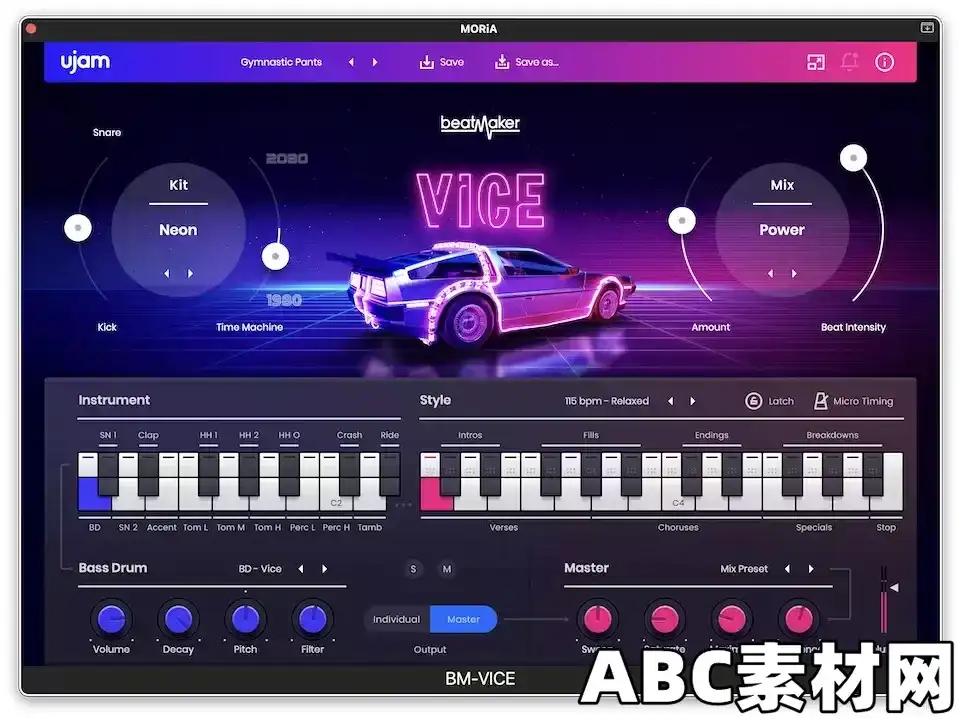 uJAM Beatmaker VICE v2.3.0 U2B Mac [MORiA]|ABC素材资源网