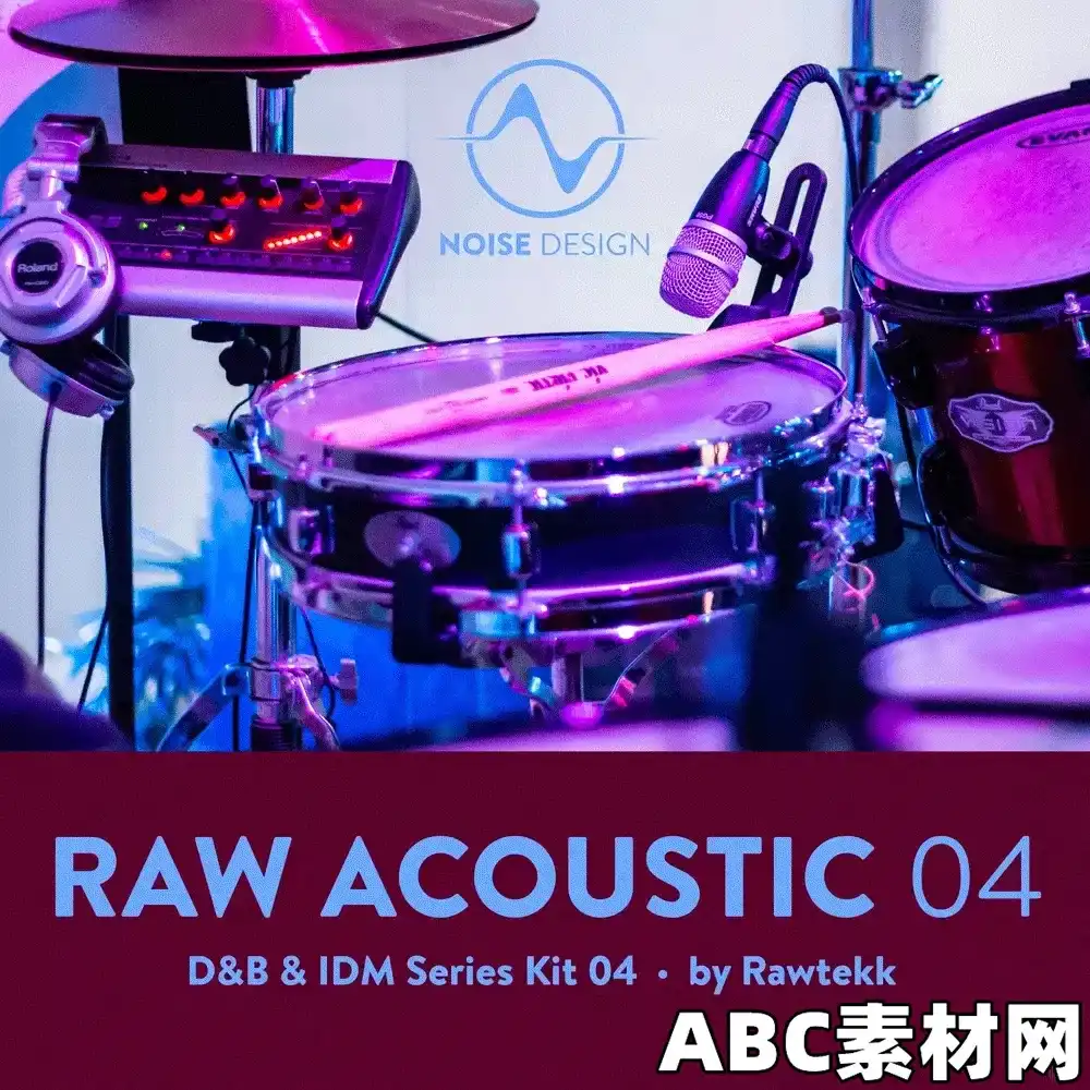 Steinberg Noise Design Raw Acoustic DnB & IDM 4 VSTSOUND|ABC素材资源网