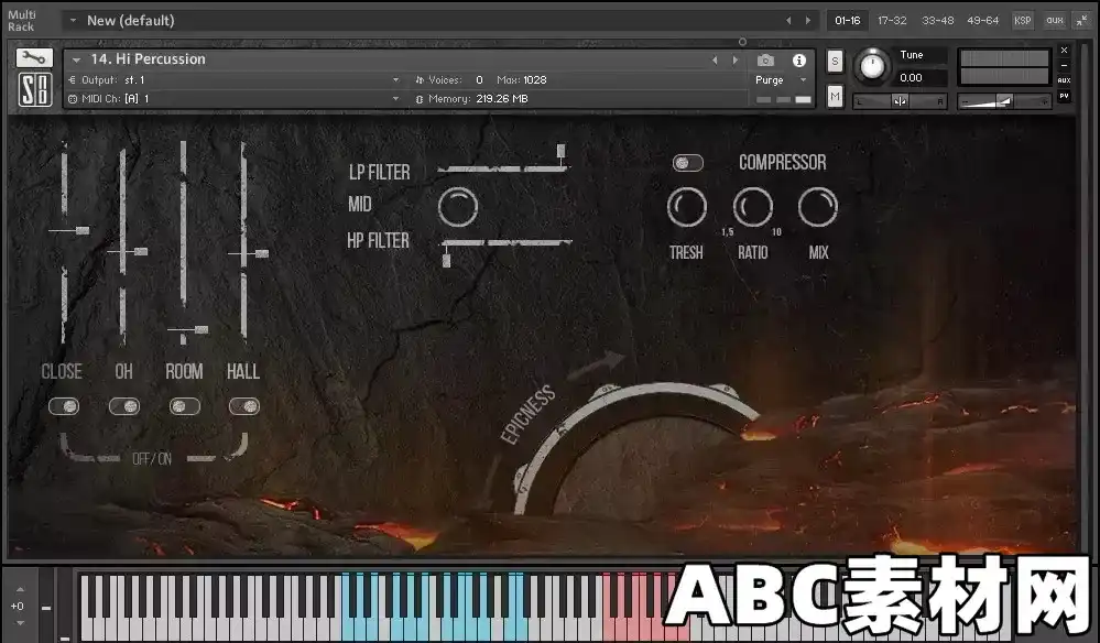 Splash Sound Epic Percussion 2 WAV MiDi KONTAKT|ABC素材资源网