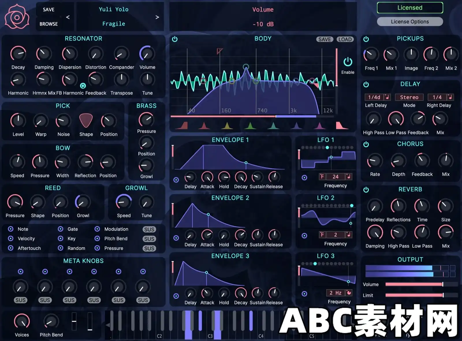 物理建模合成器 Outersect Modeler v1.1.5 WIN Incl Patched and Keygen-R2R|ABC素材资源网