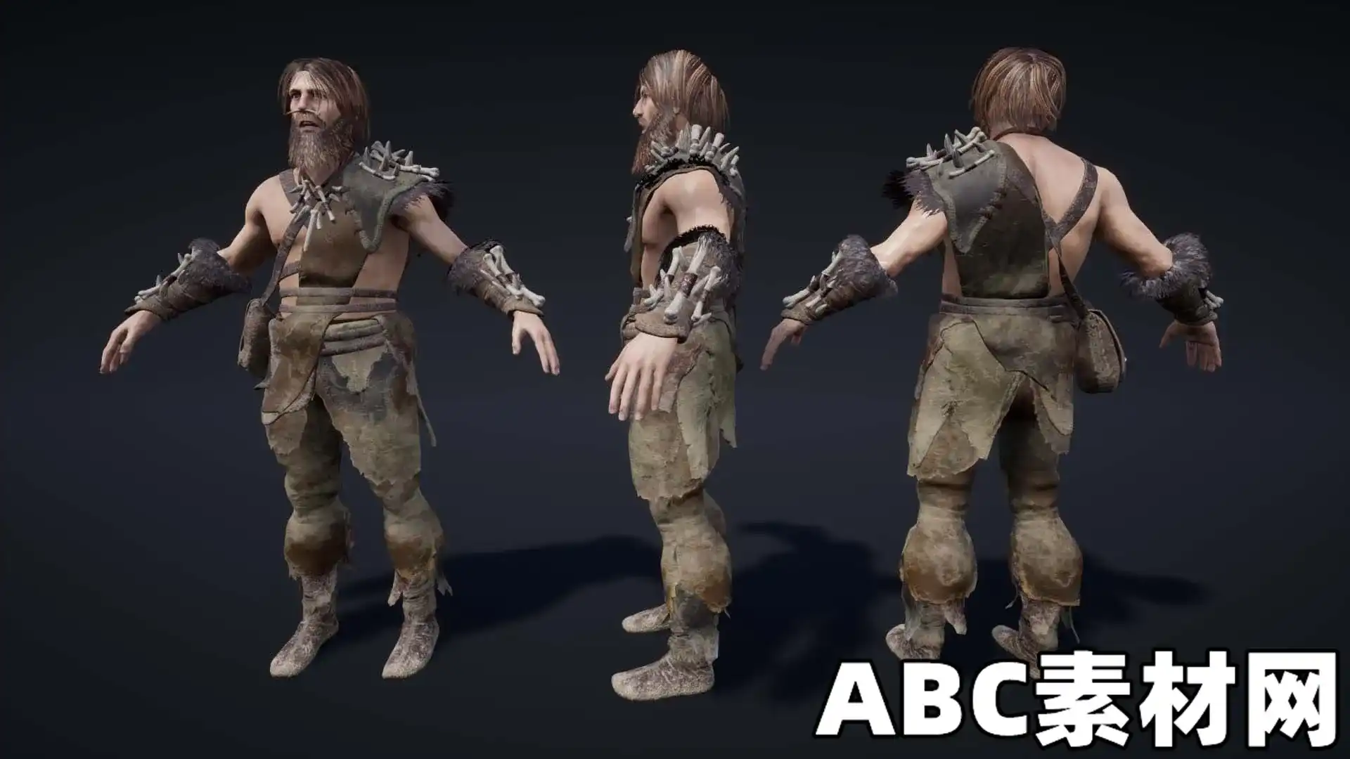角色 Unreal Engine – Primitive Characters (Pack) v5.3|ABC素材资源网