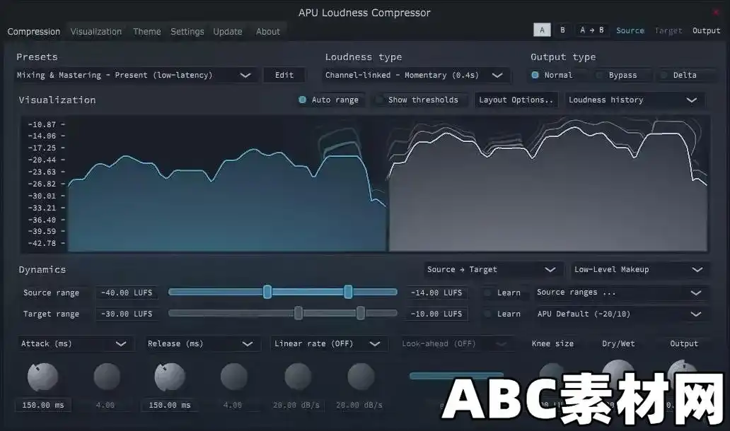 响度压缩器APU Software APU Loudness Compressor v4.6.1 WIN Mac OSX|ABC素材资源网