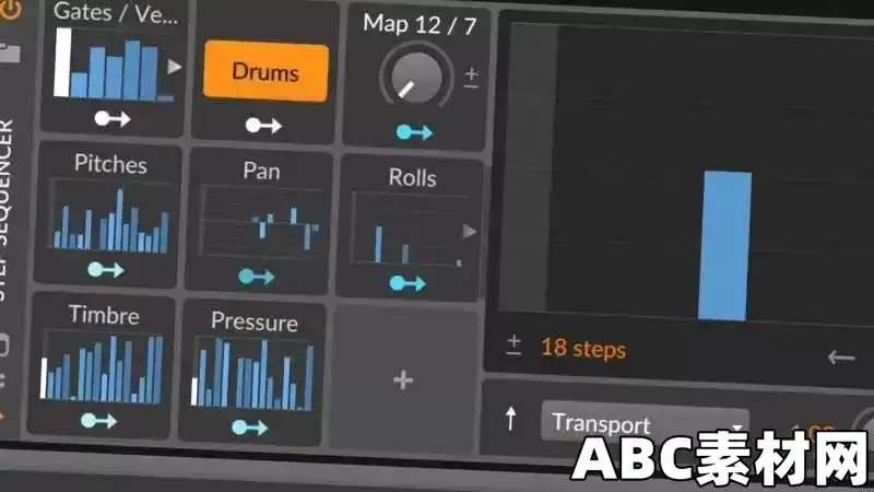 Polarity Music Step Sequencer V2 Note Grid Bitwig Preset|ABC素材资源网