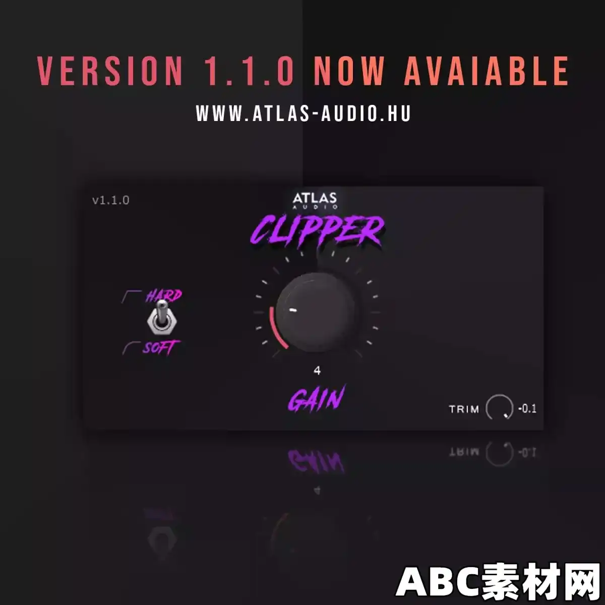 混音和母带制作工具Atlas Audio Atlas Clipper v1.1.0 VST3 WiN|ABC素材资源网