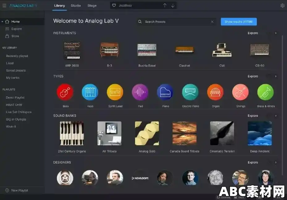 Arturia Analog Lab V Pro v5.10.5 WIN Mac OSX|ABC素材资源网