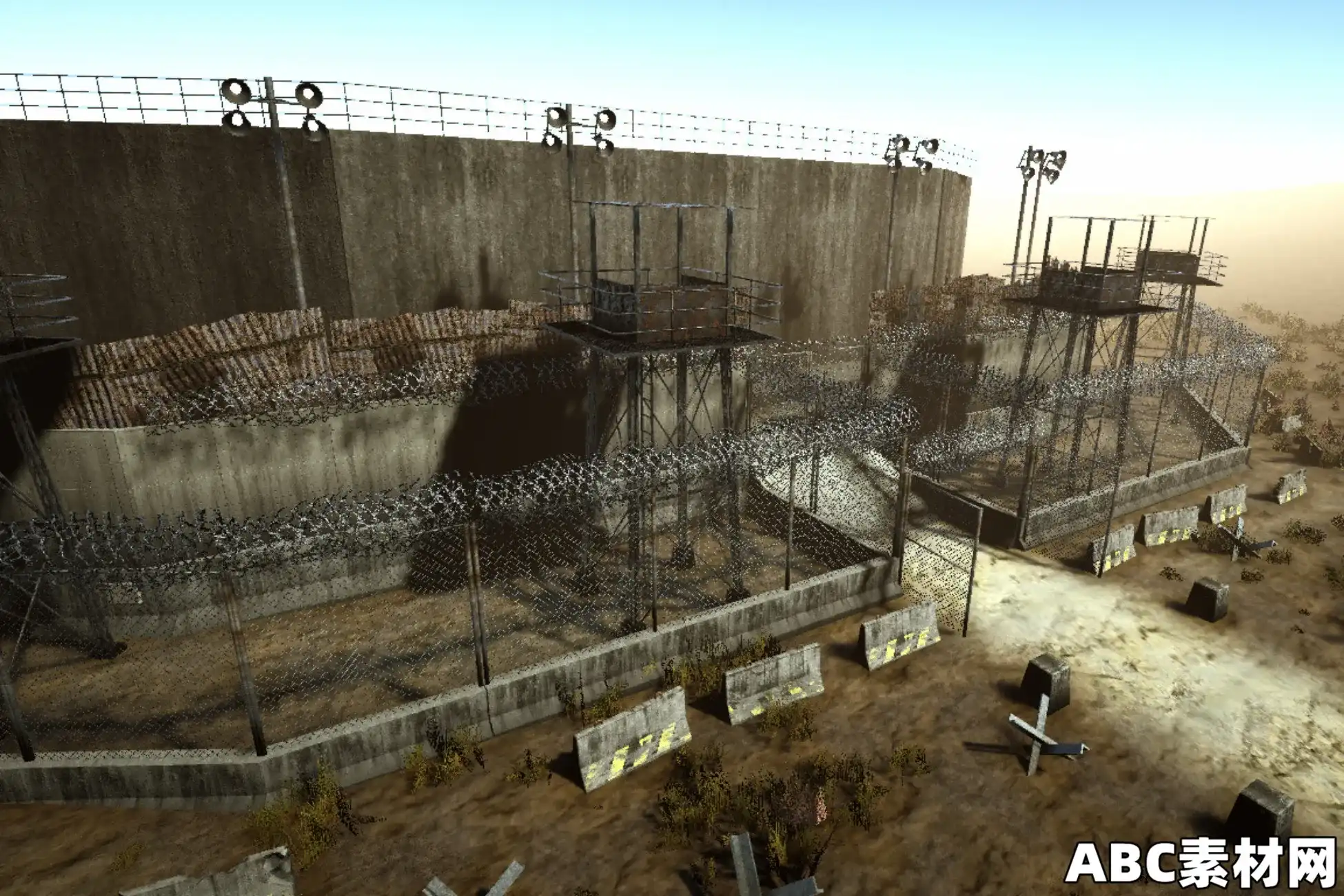 世界末日要塞3D环境Unity Asset - Post Apocalyptic Fortress v1.2|ABC素材资源网