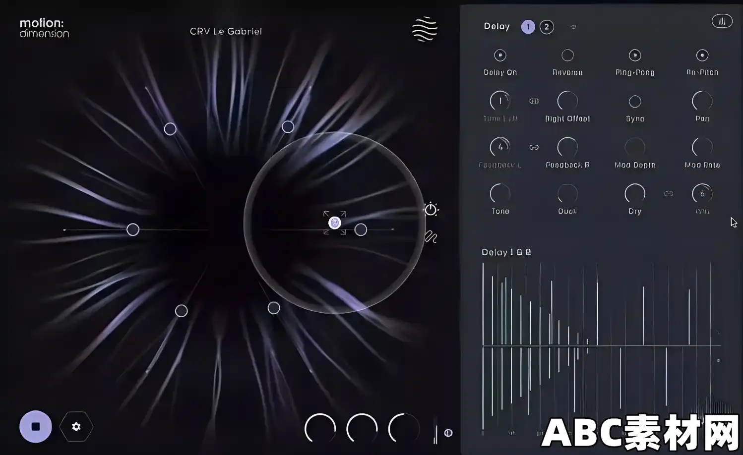 混响和延迟效果器Excite Audio Motion Dimension v1.0.3 WIN macOS|ABC素材资源网