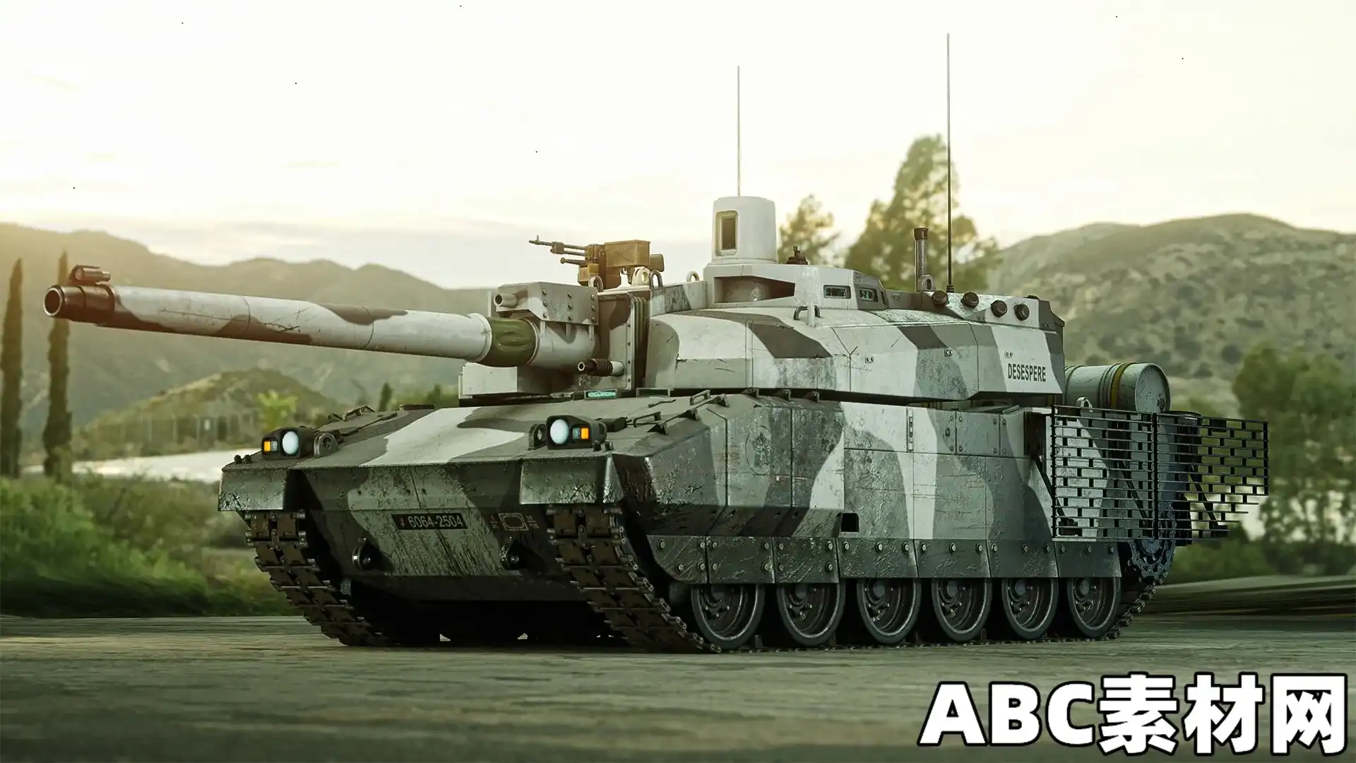 勒克莱尔主战坦克UE蓝图Unreal Engine Marketplace – Leclerc AMX56 – Advanced Tank ...