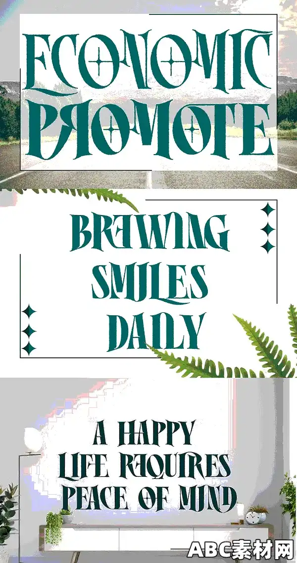 经典冒险奇幻海盗游戏logo连字衬线字体CM – ECONOMIC PROMOTE FONT 92441259|ABC素材资源网