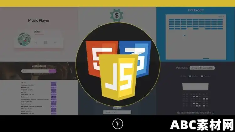 20 Web Projects With Vanilla JavaScript|ABC素材资源网