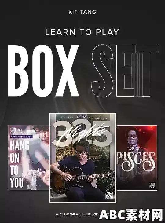 JTC Guitar Kit Tang Learn to Play Box Set TUTORiAL|ABC素材资源网