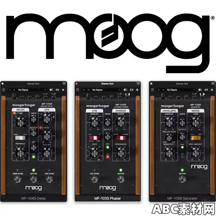 模块化合成器Moog Music Software Moogerfooger Effects v1.3.0 ARM Mac [MORiA ...