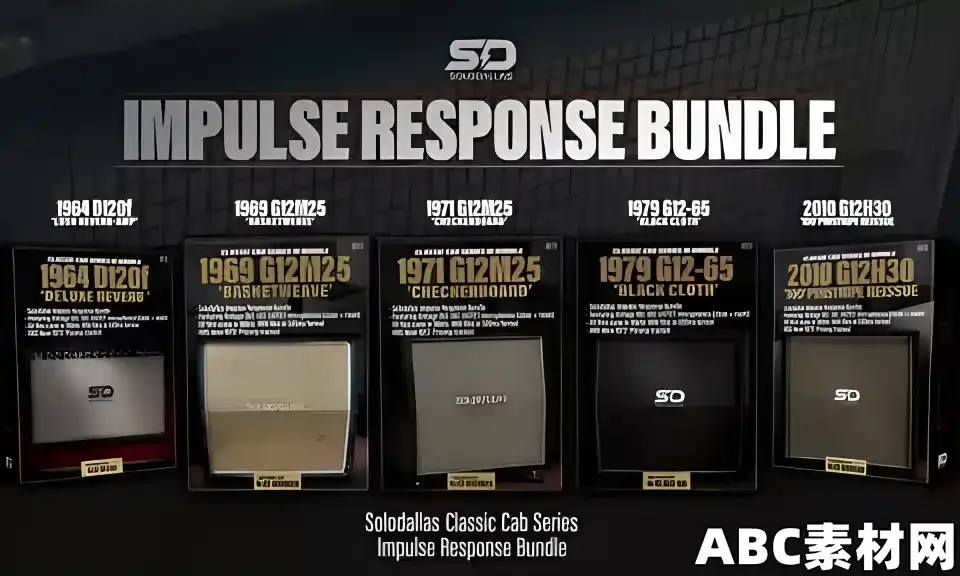 Solodallas 2022 All Impulse Responses Bundle Rev.2 (IRs) WAV|ABC素材资源网