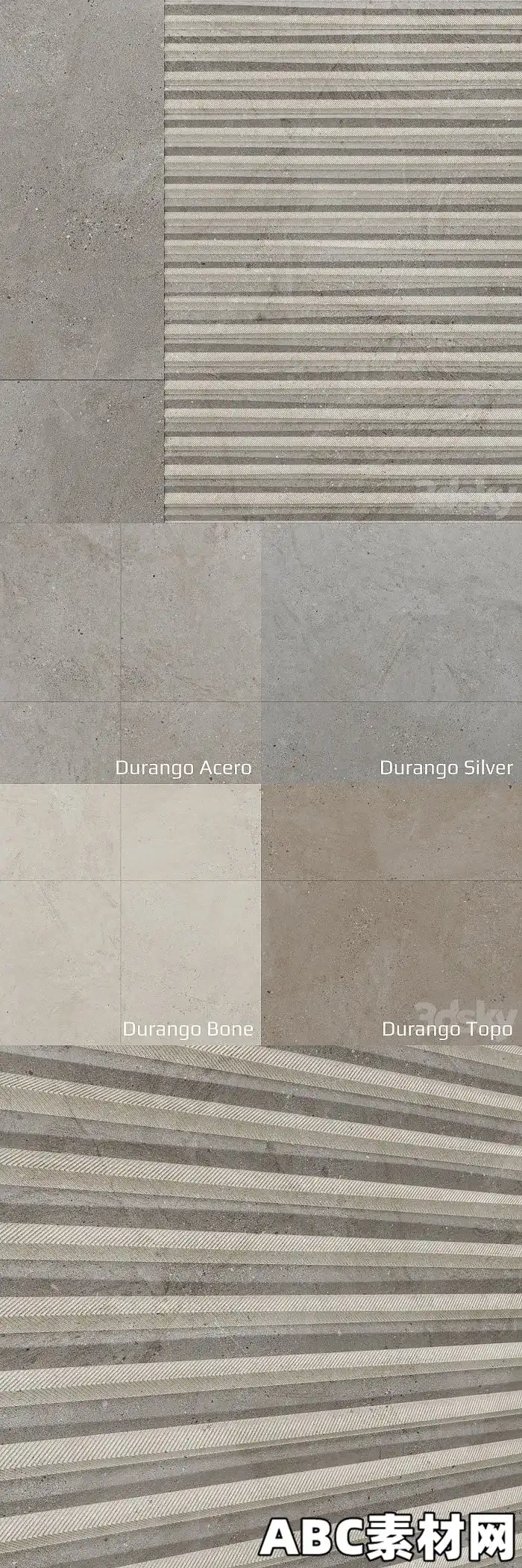 陶瓷瓷砖3D模型Porcelanosa Spiga Durango 59.6X150 2759178 – 3D Model|ABC素材资源网