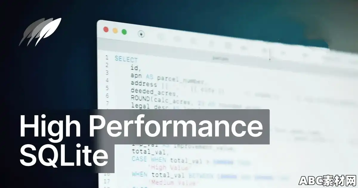 High Performance SQLite|ABC素材资源网