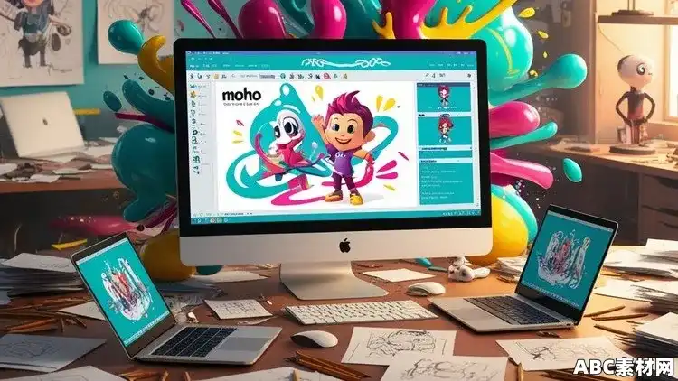 Moho Character Design 2024|ABC素材资源网